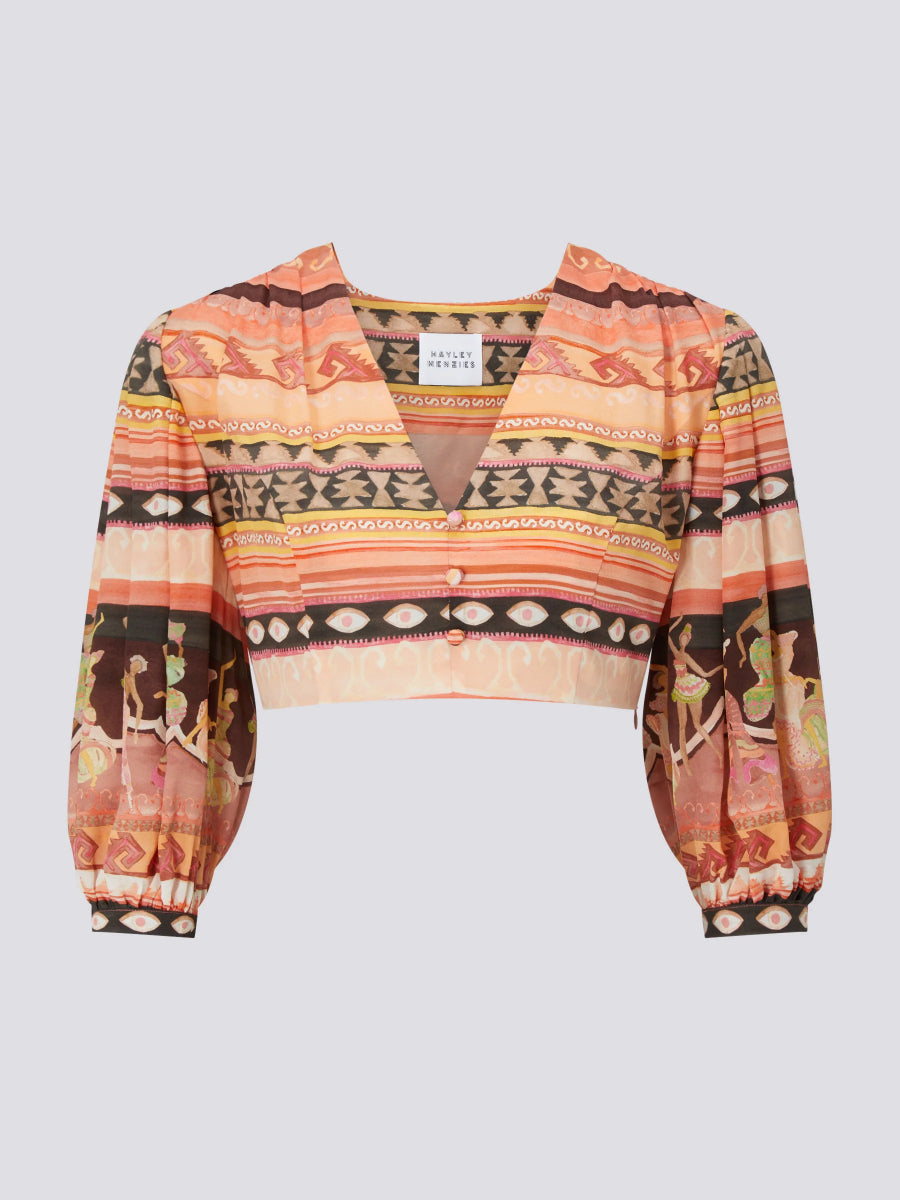 HAYLEY MENZIES - VOLUME CRP BLOUSE – ANOTHER STORE